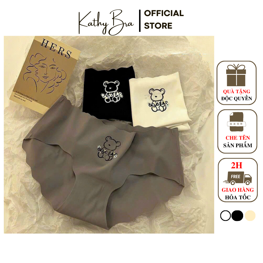 Q24 COMBO 10 Quần Lót Su Họa Tiết Gấu Cute KATHY BRA Chất su Mát Không ...