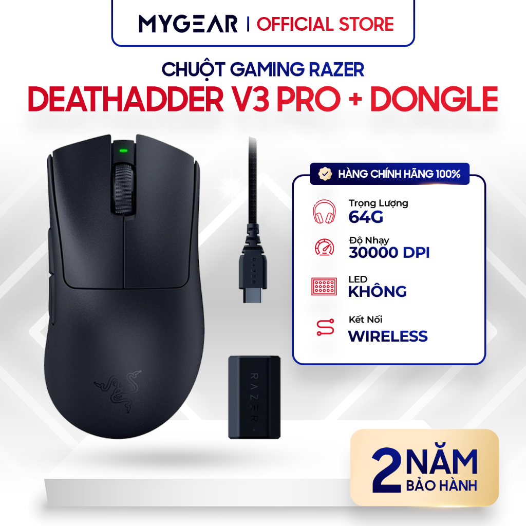 Chuột Máy Tính Không Dây Gaming - Razer Deathadder V3/ V3 Pro / V3 Pro ...