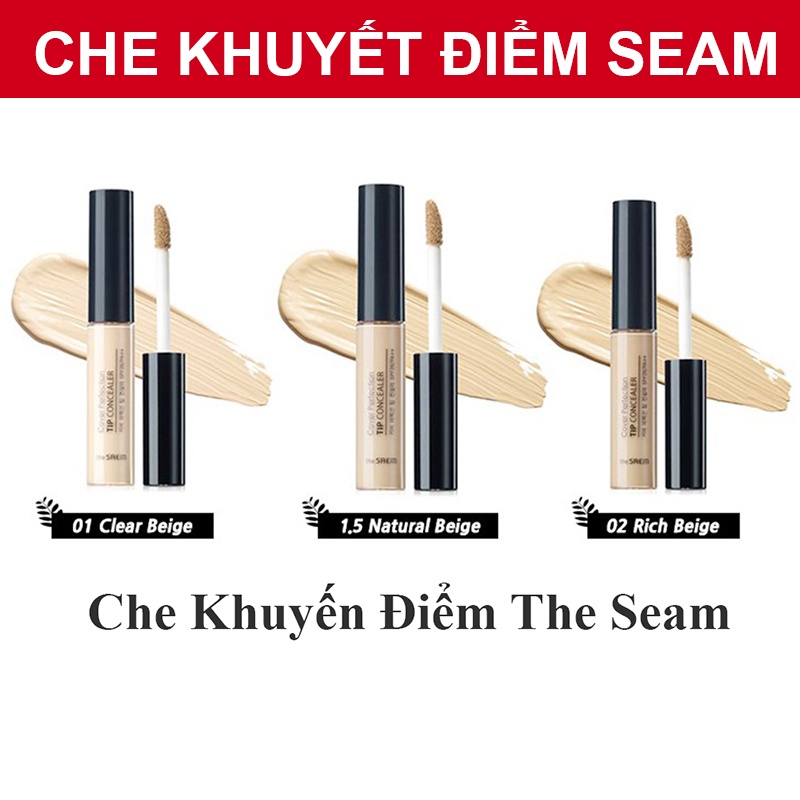 Kem che khuyết điểm The Saem Cover Perfection Tip Concealer SPF28 PA++ 6.5g | Shopee Việt Nam