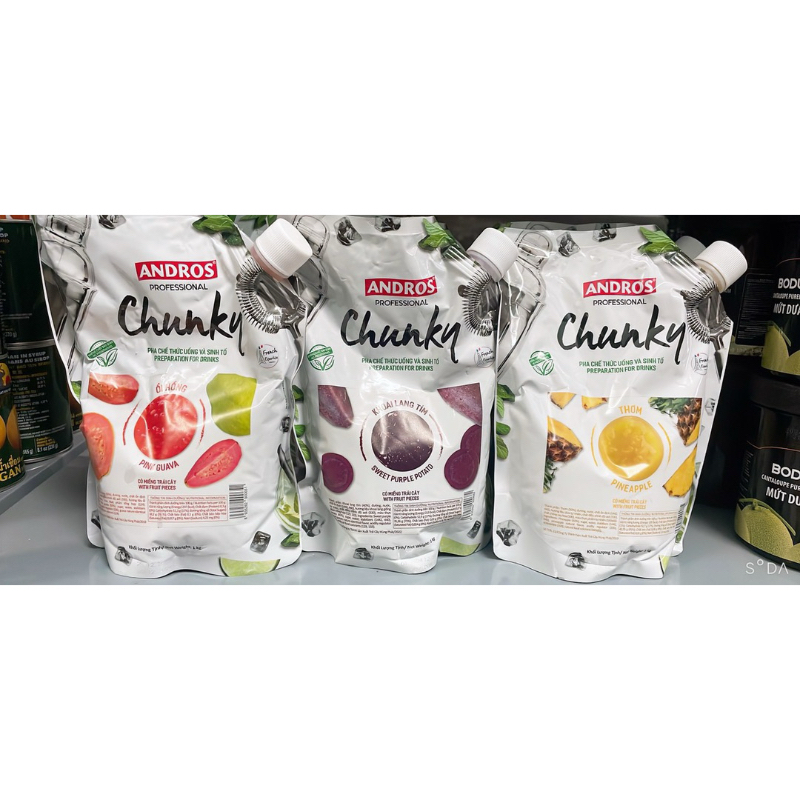 Mứt Chunky Ổi- Thơm- Khoai lang tím- Gói 1kg | Shopee Việt Nam