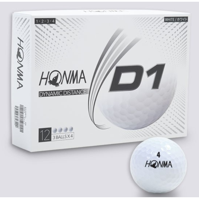 Bóng golf Mới Honma D1 White / Color [ Chính hãng 100% ] | Shopee Việt Nam