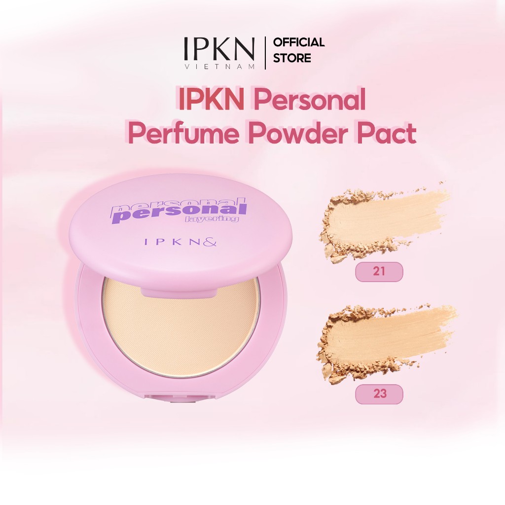 [Tặng mút tán] Phấn Phủ Nén Daiso IPKN Personal Perfume Powder Pact 9g (Hồng) | Shopee Việt Nam