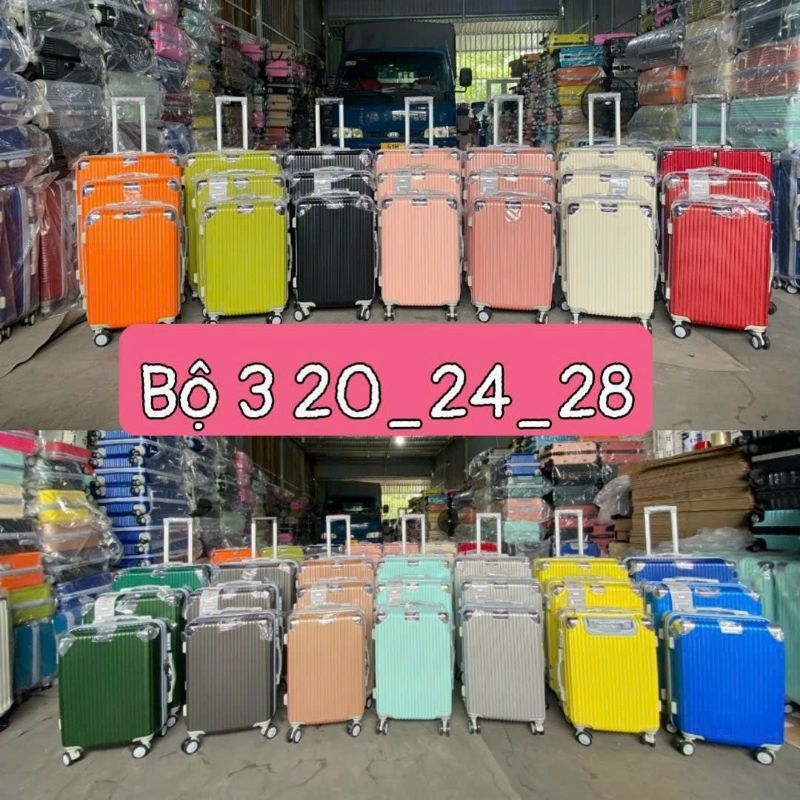 VALI SIZE 28,24,20 (SỈ )CÓ SẴN HÀNG GIÁ RẺ ,CHỐNG VA ĐẬP CHỐNG TRỘM KHOÁ 3 SỐ AN TOÀN, 20 7KG ...