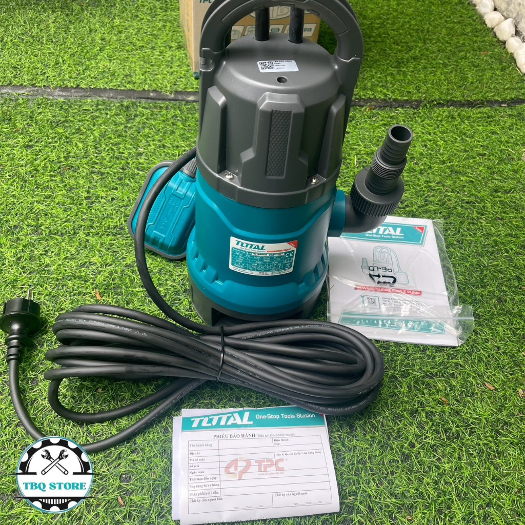 Máy Bơm Chìm Nước Thải TOTAL TWP87506 - Công Suất 750W Motor Dây Đồng ...