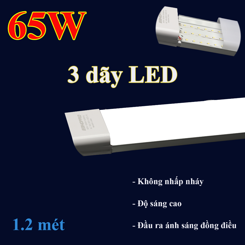 Bóng Đèn led 1m2 đèn led bán nguyệt đủ công suất 30w/60cm 1m2 45w 65w ...