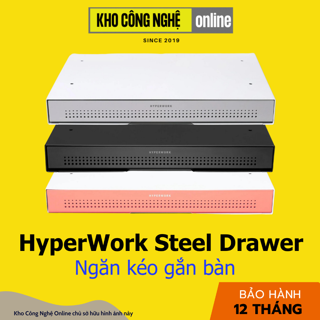 Ngăn kéo gắn bàn HyperWork Steel Drawer (Hàng Chính Hãng) | Shopee Việt Nam