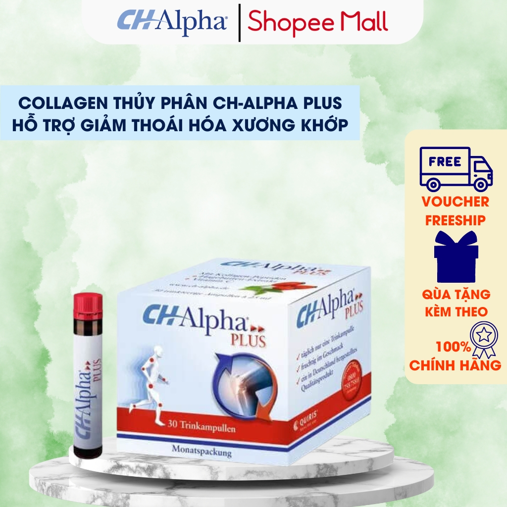 Collagen Thủy Phân CH-Alpha PLUS hỗ trợ giảm thoái hóa xương khớp, hoạt động hiệu quả | Shopee ...