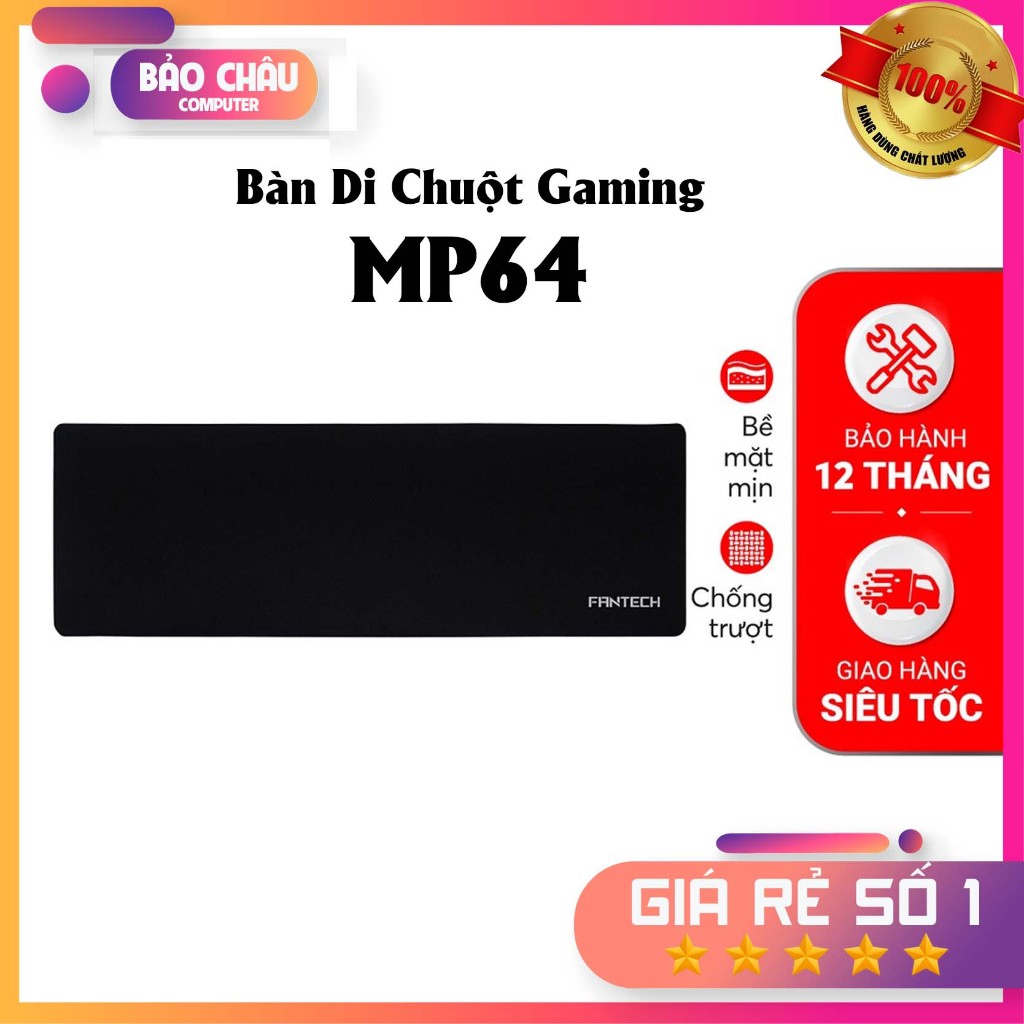 Miếng lót phím chuột size lớn MP64 chính hãng FanTech (64x21) | Shopee Việt Nam