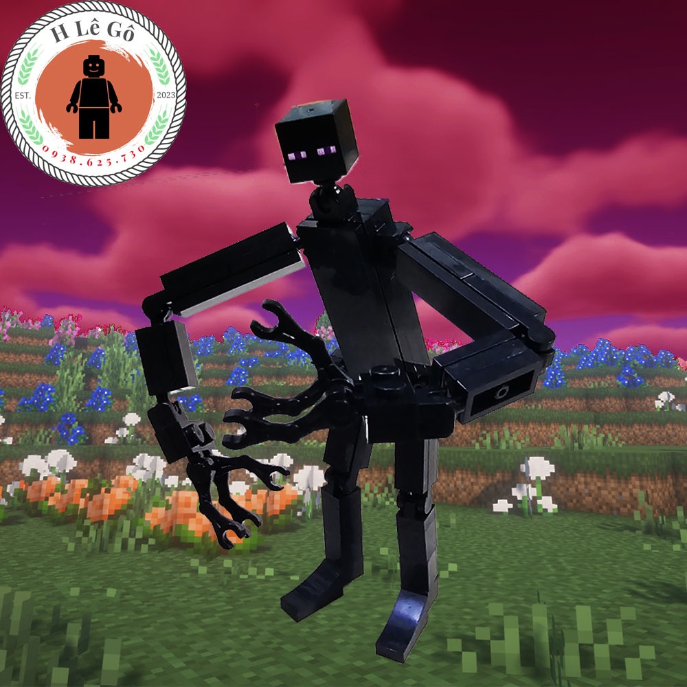 Enderman đột biến bản 2 tay MOC Minecraft Mutant Enderman 2 hands ...
