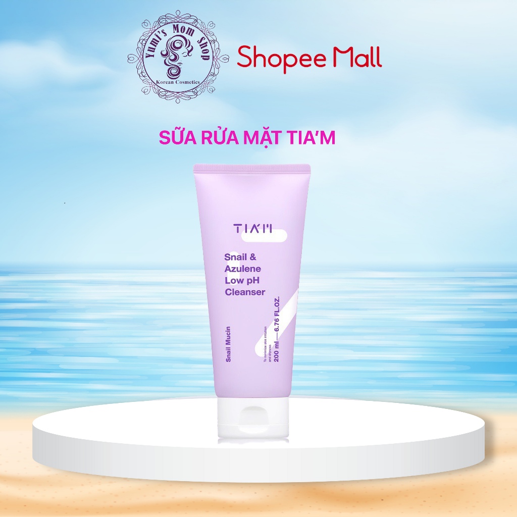 Sữa Rửa Mặt Tiam Dịch Lọc Ốc Sên Làm Dịu Và Phục Hồi Dành Cho Da Nhạy ...