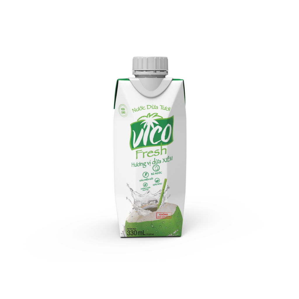 Vico Fresh - Nước dừa xiêm 330ml | Shopee Việt Nam