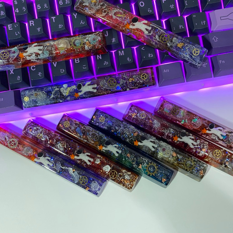 Keycap Space Galaxy Keycap Resin 6.25u (Keycap Space bar custom bàn ...