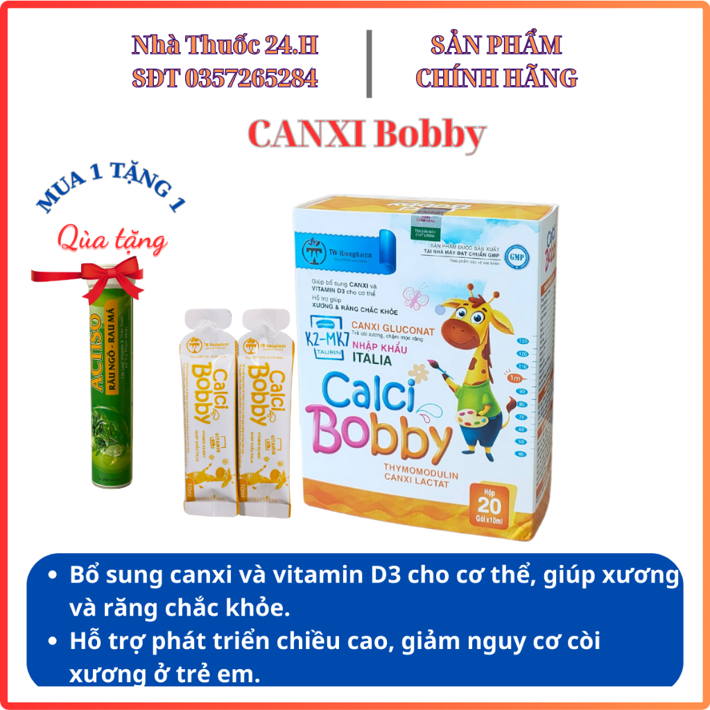CANXI BOBBY hữu cơ ⚡Giúp bổ sung CANXI & VITAMIN D3, Hỗ trợ phát triển chiều cao. | Shopee Việt Nam