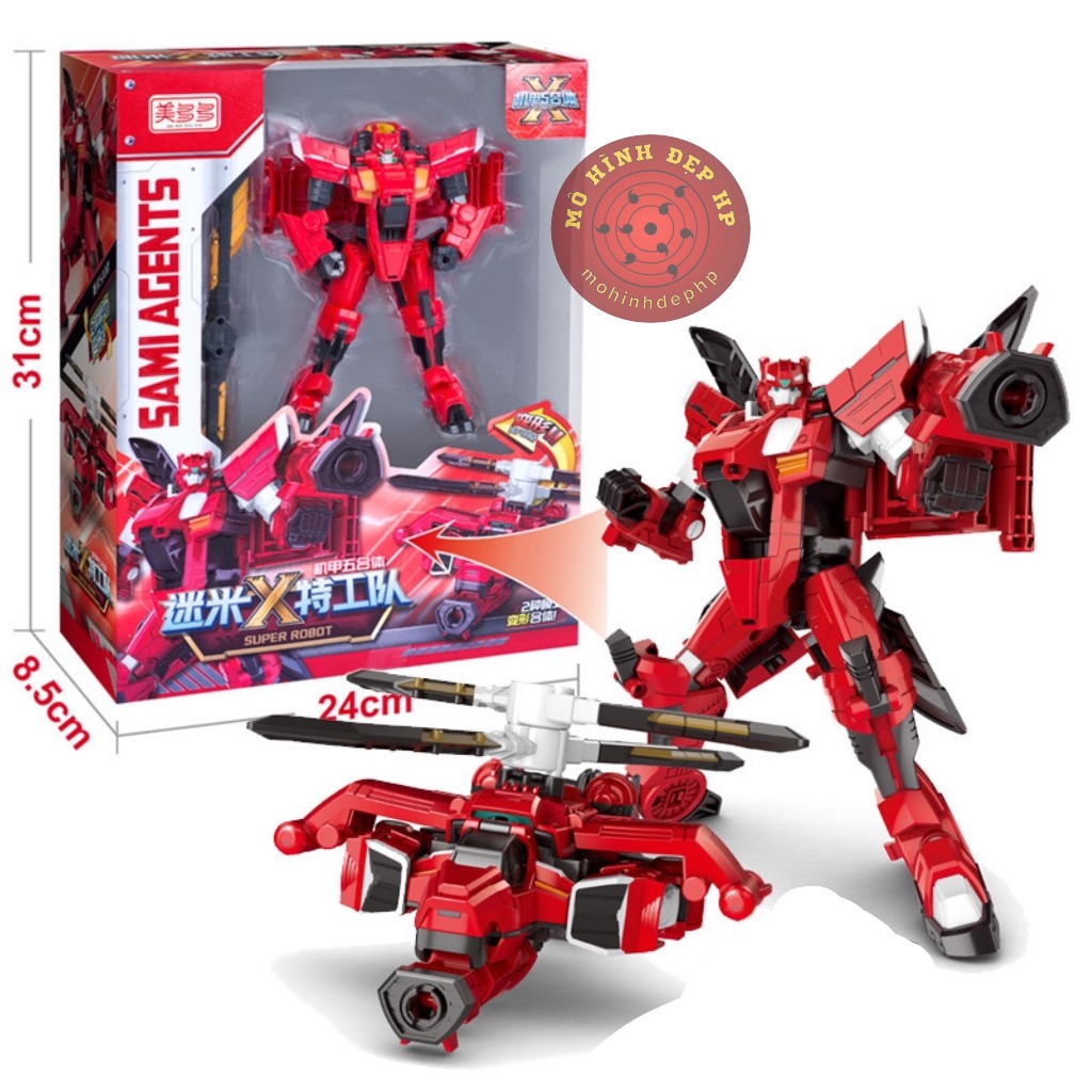 Lực lượng nhí x Miniforce x Pentatron Robot biến hình xe hơi BIỆT ĐỘI ...