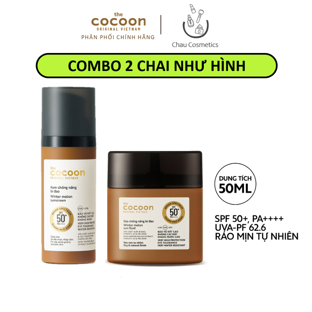 [SALE 50% - CHỌN PHÂN LOẠI 2 CHAI] Kem chống nắng bí đao SPF50+ PA ...