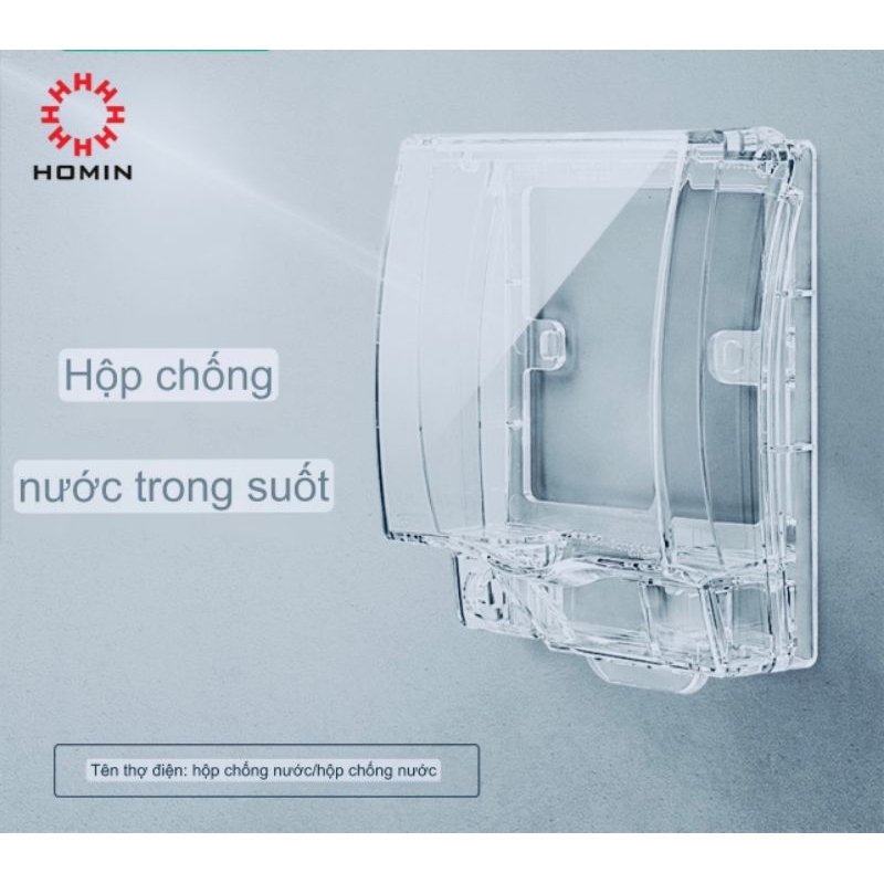 Hộp che mưa Vuông 86 Cao Cấp IP55 2024, Hộp Chống Nước Cho Nhà Vệ Sinh ...