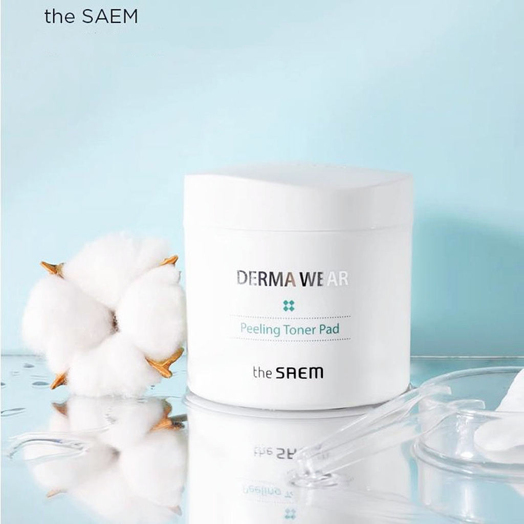 [11/2025] Toner pad tẩy tế bào chết cho da nhạy cảm The Saem DERMA WEAR ...