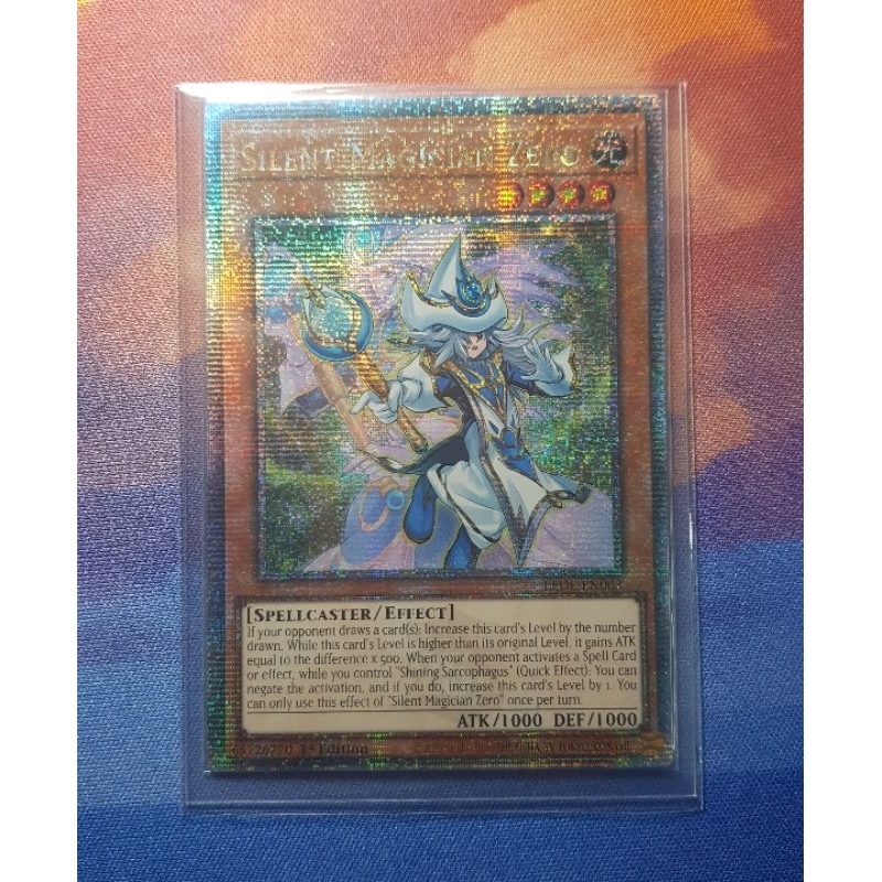 Lá thẻ bài Silent Magician Zero - LEDE-EN003 - Quarter Century Rare 1st Edition | Shopee Việt Nam