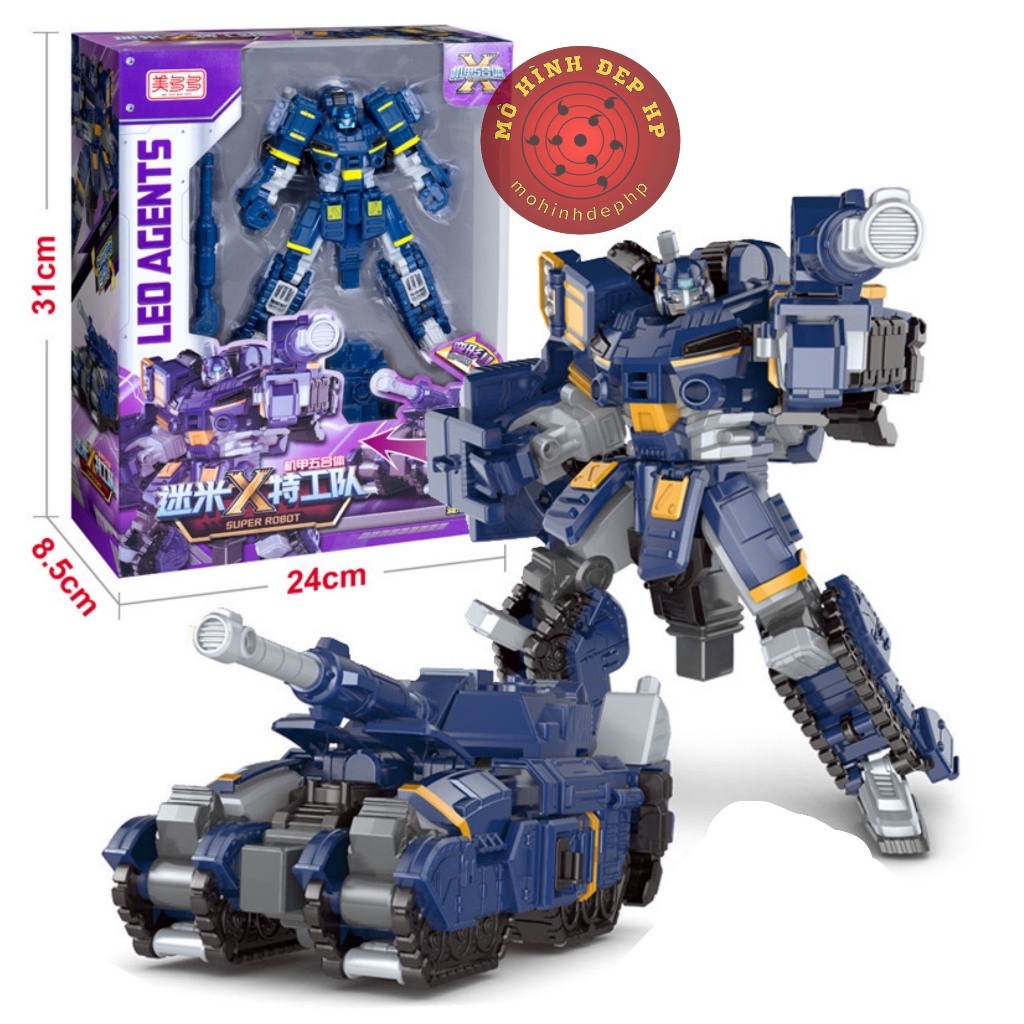 Lực lượng nhí x Miniforce x Pentatron Robot biến hình xe hơi BIỆT ĐỘI ...