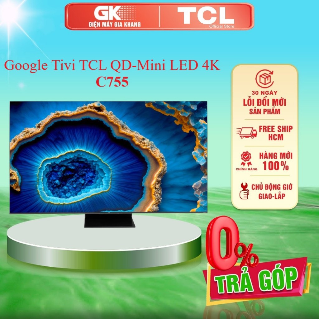 65C755 / 75C755 / 85C755 - Google TV QD-Mini LED TCL 4K C755 - BẢO HÀNH ...