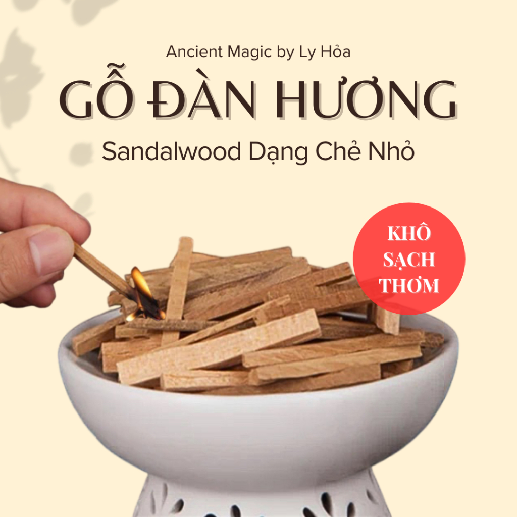 10 THANH GỖ ĐÀN HƯƠNG (SANDALWOOD) | Thanh tẩy không gian, bài Tarot, thiền định, thơm phòng ...