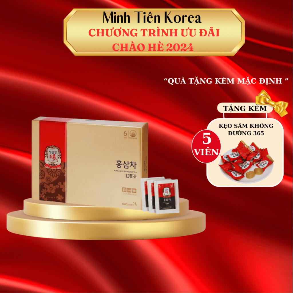 Trà Hồng Sâm Chính Phủ KGC Choeng Kwan Jang Hàn Quốc Hộp 100 gói×3g, Date 01/2027 | Shopee Việt Nam