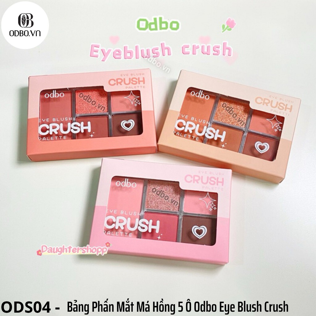 Phấn Mắt má ODBO Crush - ODS04 | Shopee Việt Nam