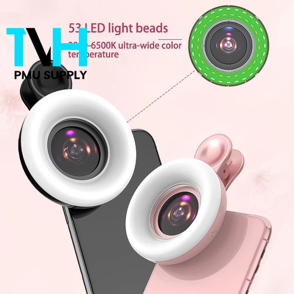 Lens LQ-190 Macro 15X Có Đèn LED Quay Video Chụp Ảnh Gắn Camera Điện ...