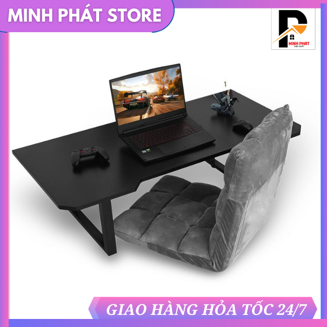 BÀN GAMING GẤP GỌN U BỆT , BÀN LÀM VIỆC NGỒI BỆT ĐÃ LẮP RÁP SẲN - NT MINH PHÁT | Shopee Việt Nam