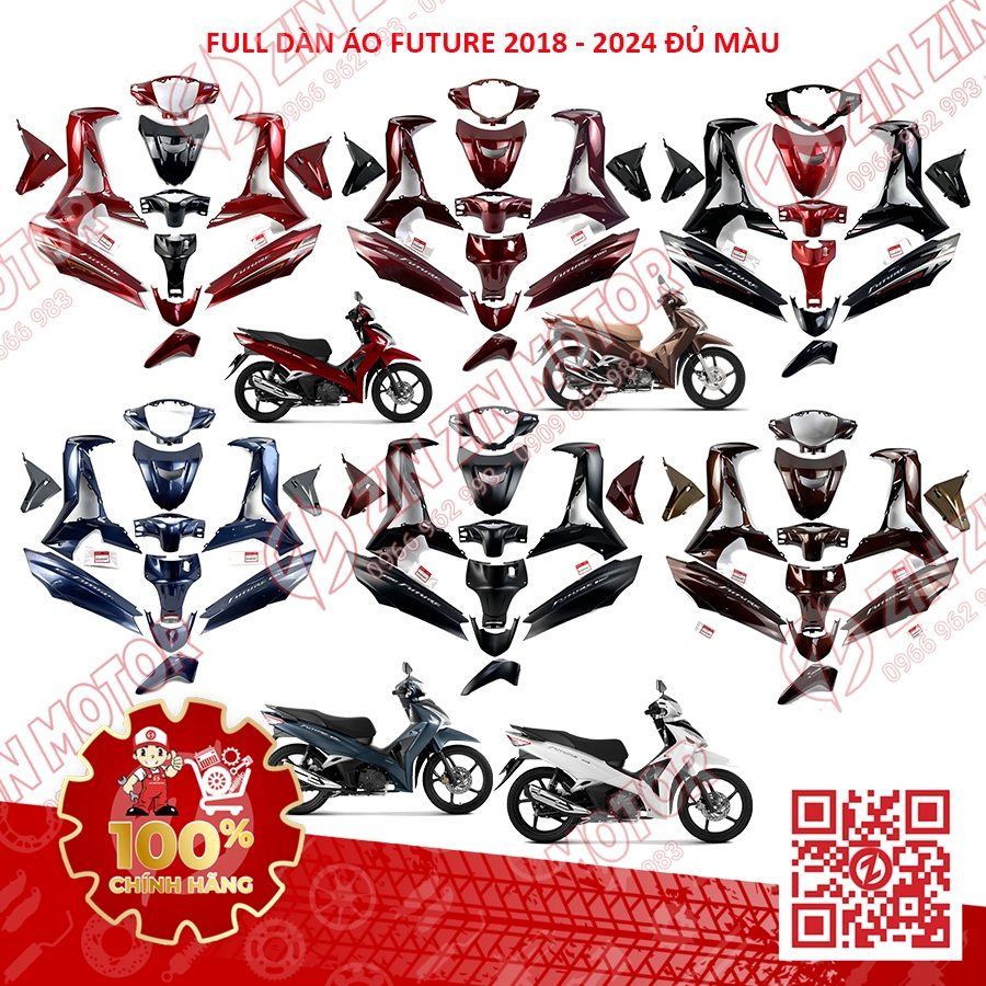 Bộ Dàn Áo Future 125 Fi 2018 2019, Xe Future 125 Led 2020 2021, Fu Led ...