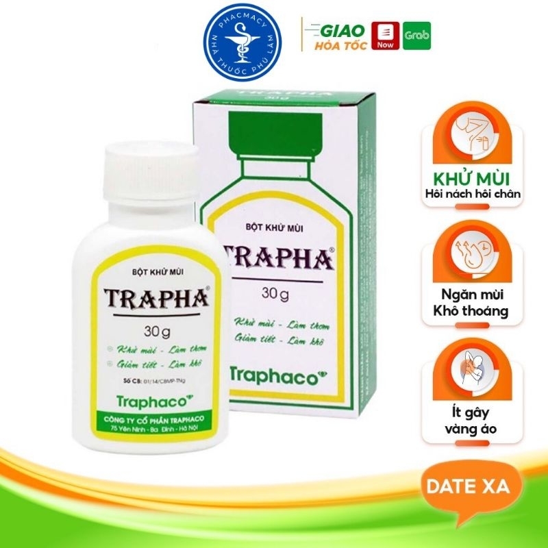Bột khử mùi Trapha 30mg Traphaco | Shopee Việt Nam