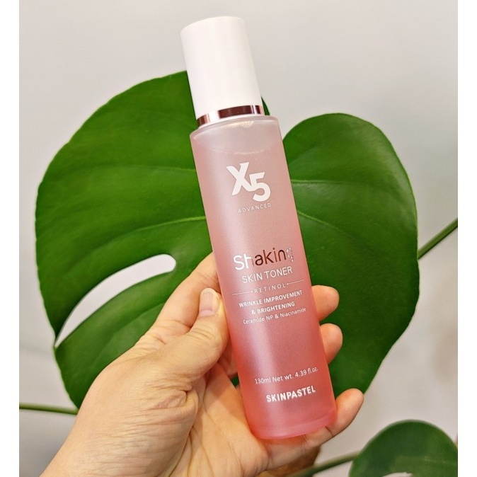 Toner Dưỡng Ẩm, Se Khít Lỗ Chân Lông Retinol SkinPastel X5 Shaking Skin 130ml | Shopee Việt Nam