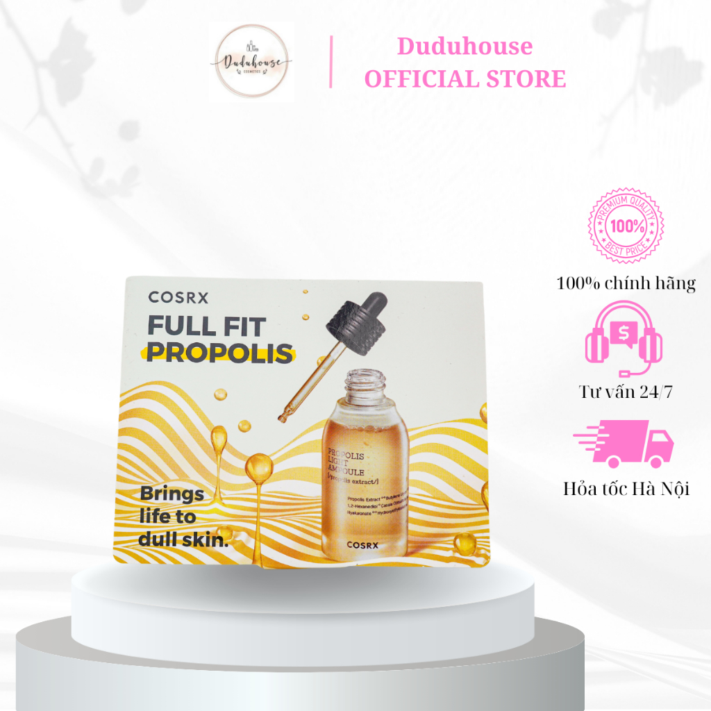 Sample Set dưỡng da keo ong Cosrx Full Fit Propolis Duduhouse | Shopee ...