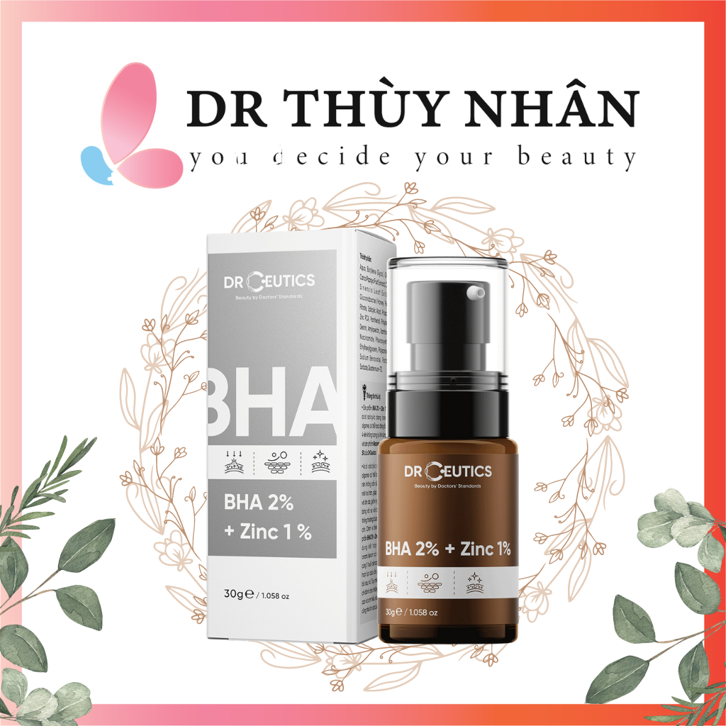 Serum BHA 2% + ZinC 1% DrCeutics 30ml | Shopee Việt Nam