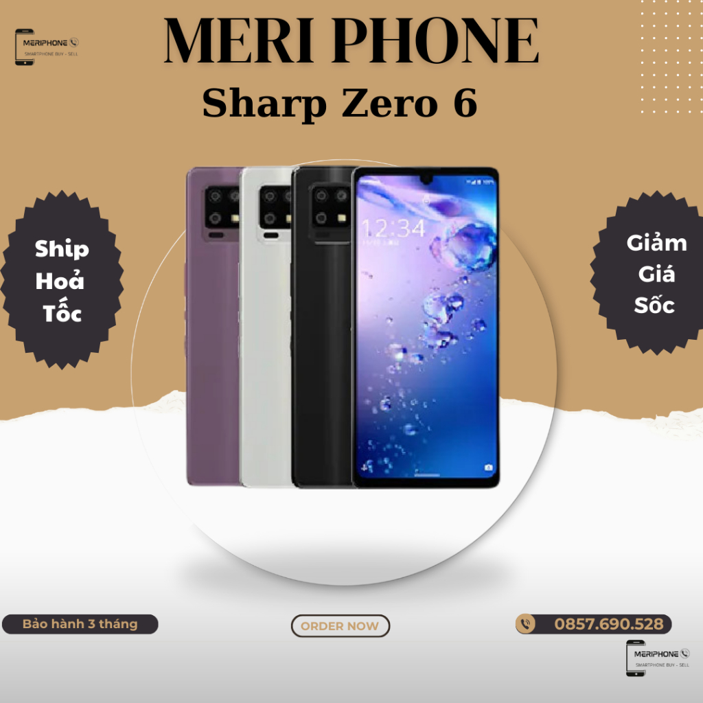 Điện Thoại Sharp Zero 6 Ram 8/128GB 2 SIM Máy Đẹp Nguyên Zin | Shopee ...
