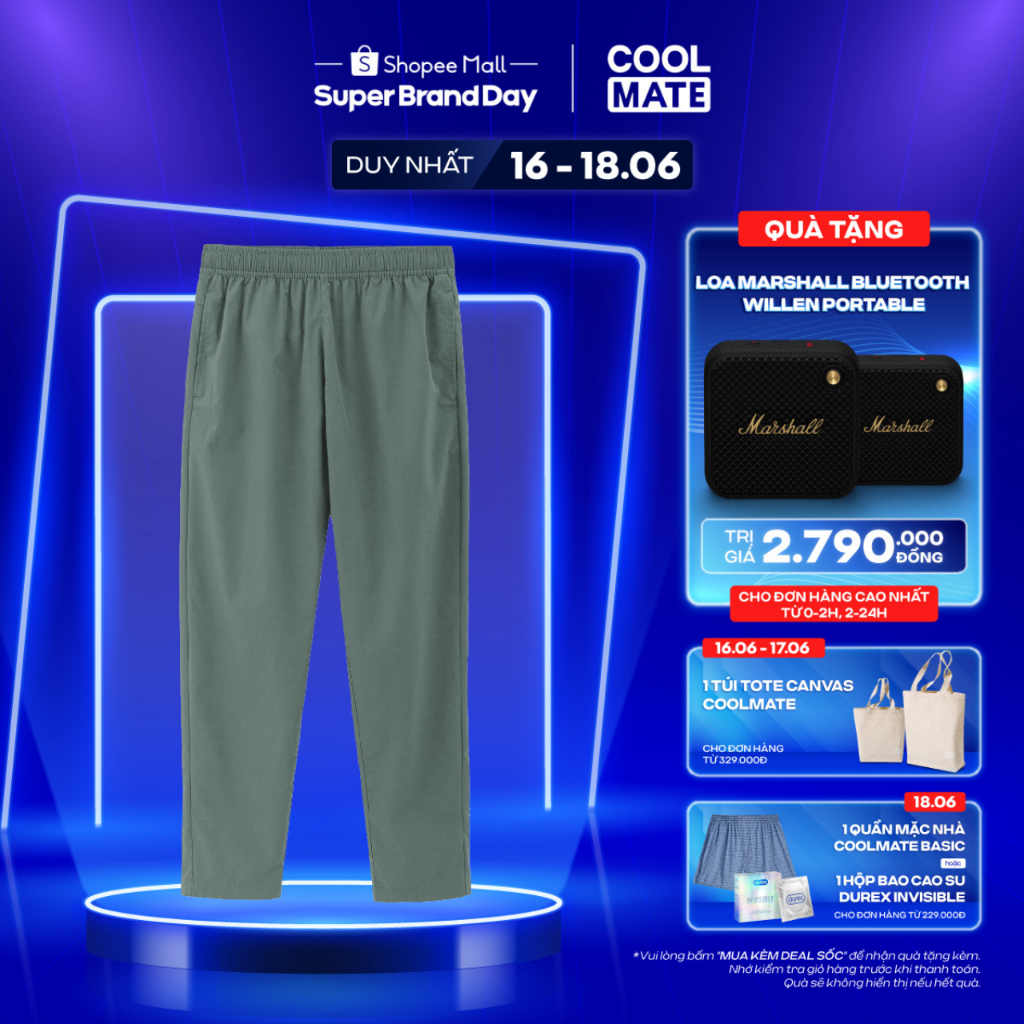 [Mua để nhận quà] Quần dài nam Daily Pants - sợi Sorona, nhuộm Cleandye ...