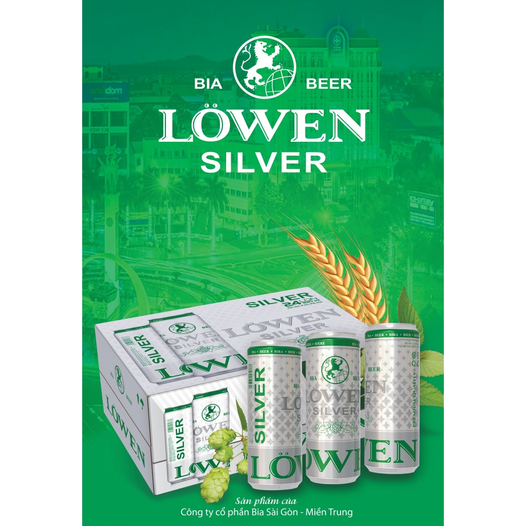 Bia Lowen Silver thùng 24 Lon 330ml | Shopee Việt Nam