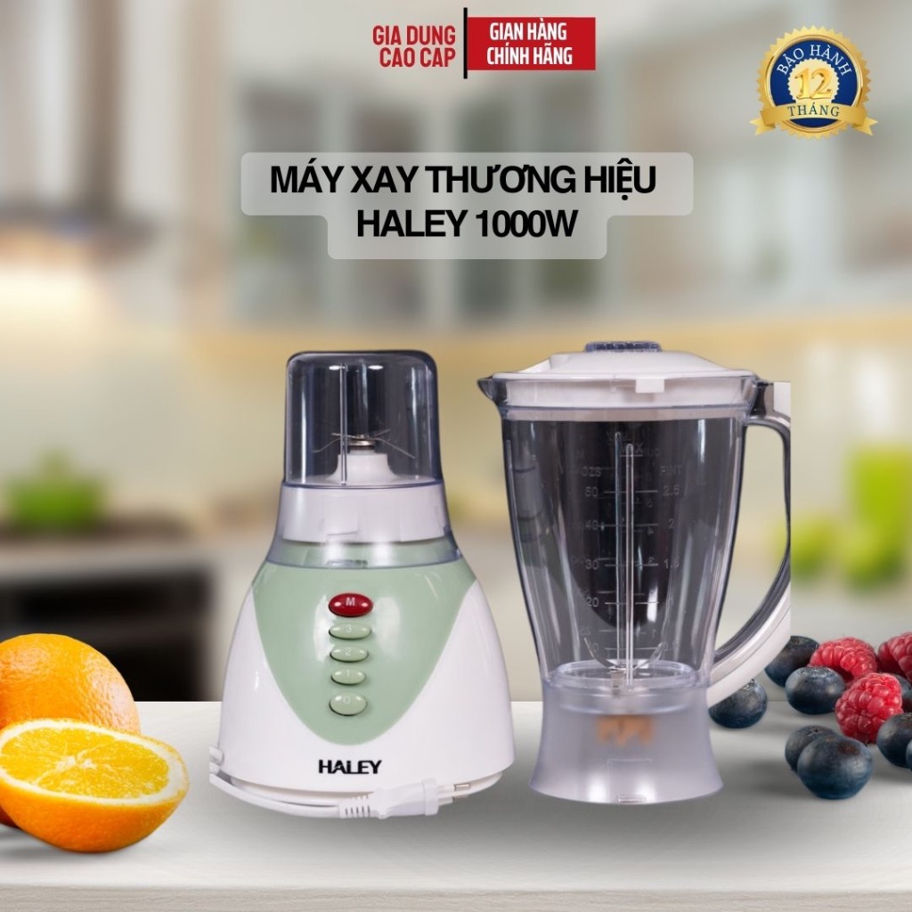 Máy xay sinh tố 1000W 1,25L HALEY - HY3014 | Shopee Việt Nam