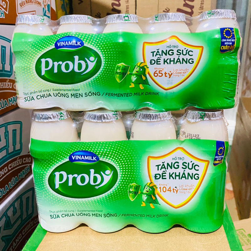 Sữa chua uống Proby 65ml / 130ml ( Lốc to 4 Hộp ) ( Lốc bé 5 Hộp ...