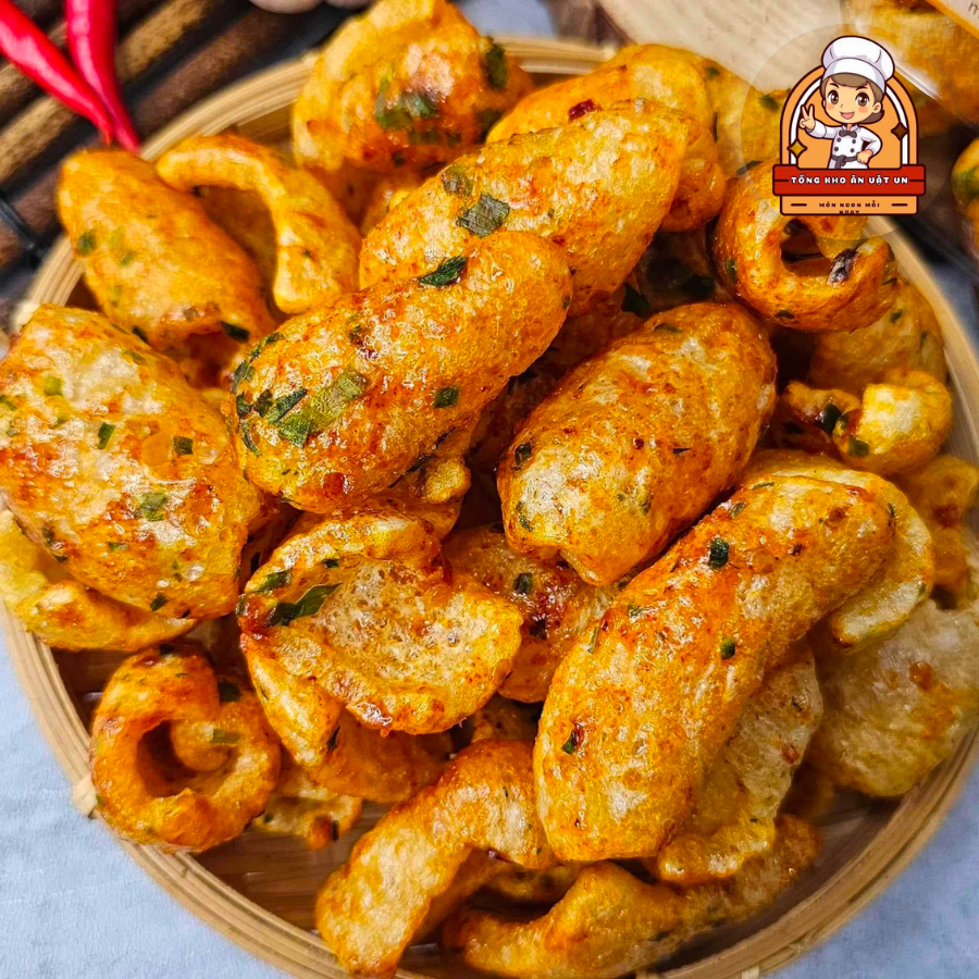 Da Heo Mắm Hành 250g Giòn Rụm Ráo Dầu - Da Heo Chiên Giòn Tóp Mỡ Bì Heo ...
