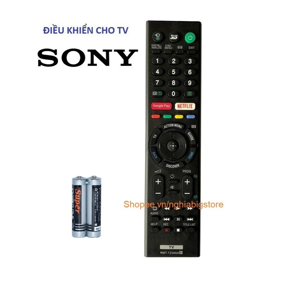 Remote Điều Khiển Tv Sony Smart Tivi Internet Rmt Tz300a Thay Cho Rmf
