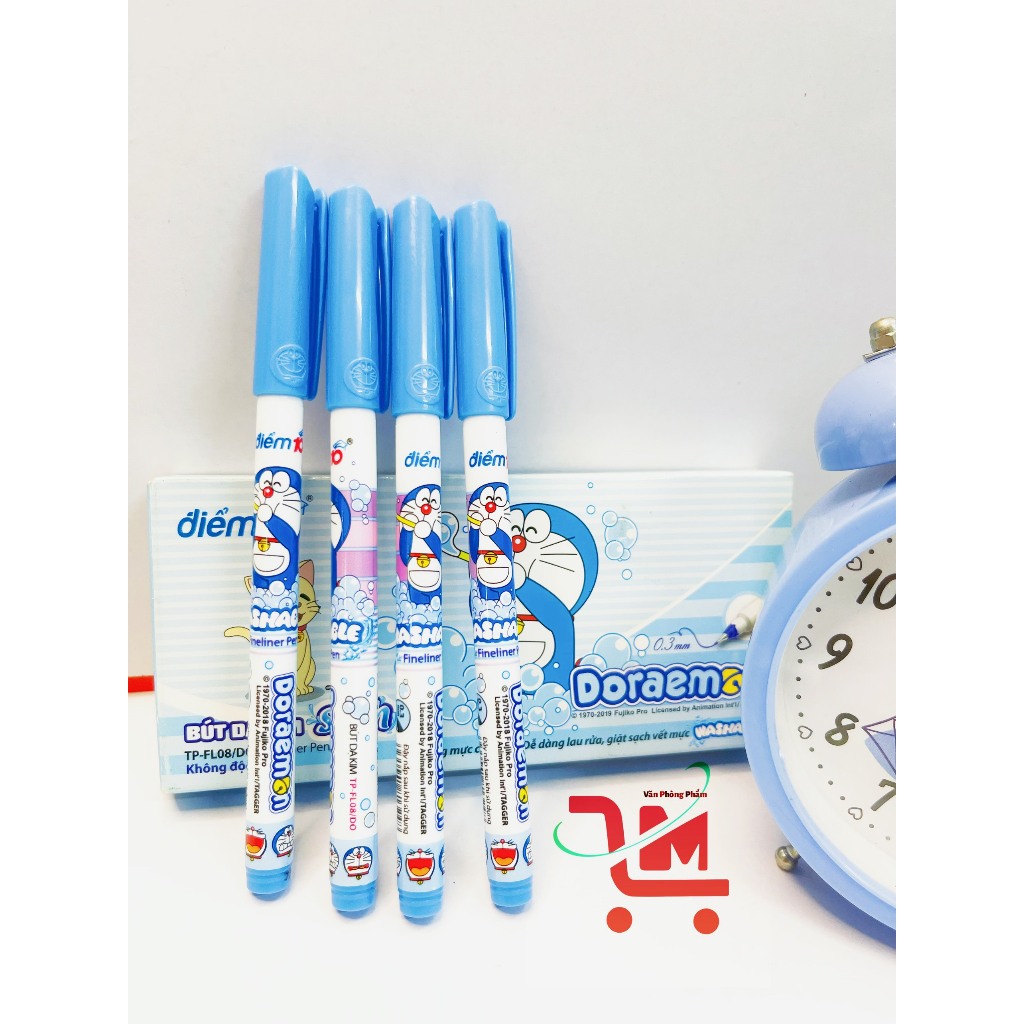 Hộp 10 Cây Bút Lông Kim - Bút Mực Nước Điểm 10 Doraemon TP-FL08/DO ...