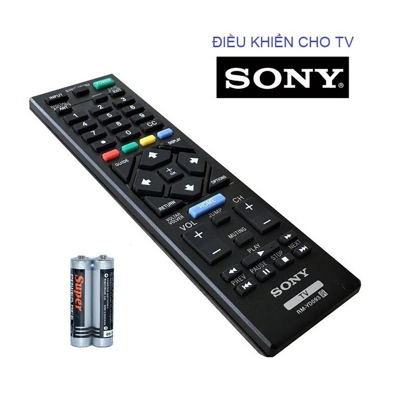 Remote Điều Khiển TV SONY LED Internet Tivi Home Menu RM-YD093 | Shopee ...