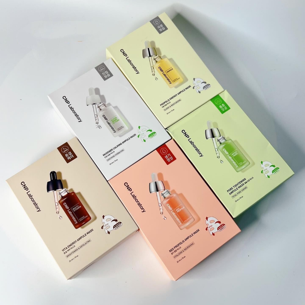 [Hộp 10 miếng] Mặt nạ CNP Laboratory Ampule Mask 25ml | Shopee Việt Nam