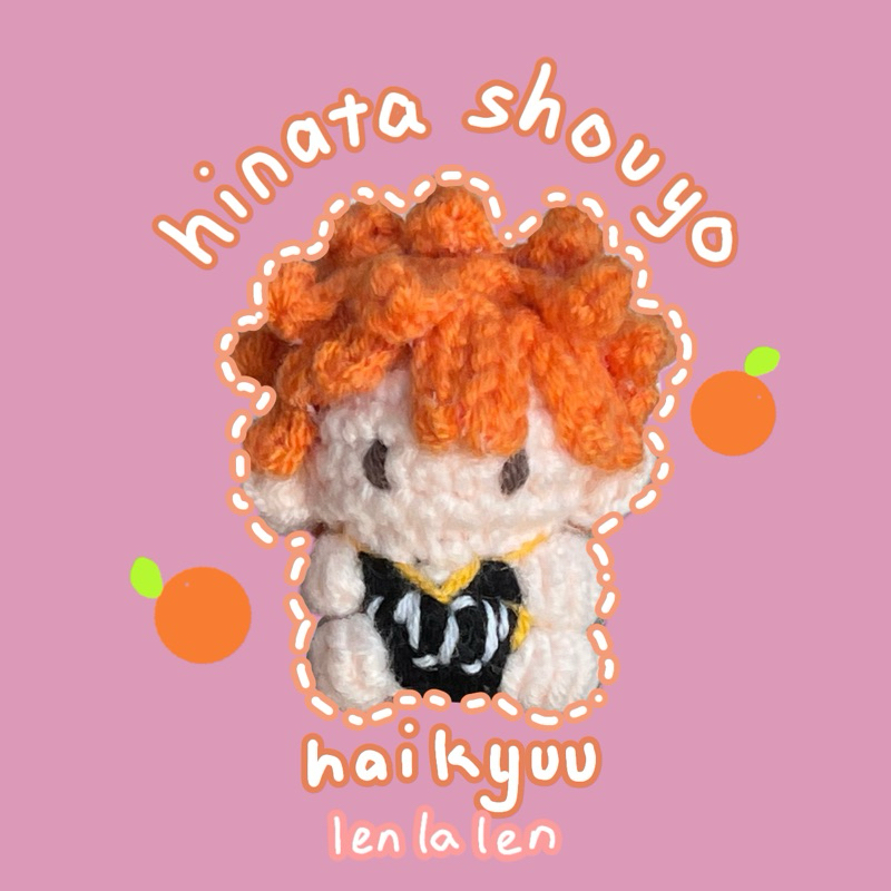 Hinata Shouyo Haikyuu len crochet em bé quýt | Shopee Việt Nam