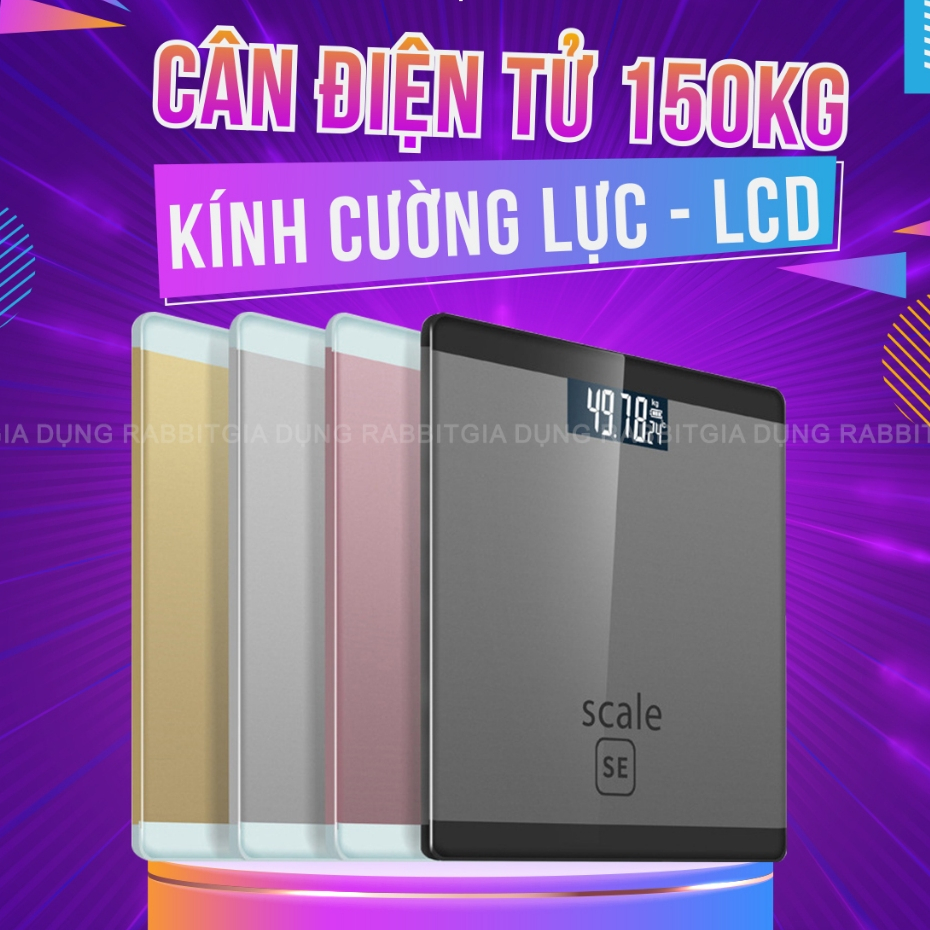 Cân sức khỏe điện tử chính hãng iScale SE 150kg màn hình LCD rõ nét ...