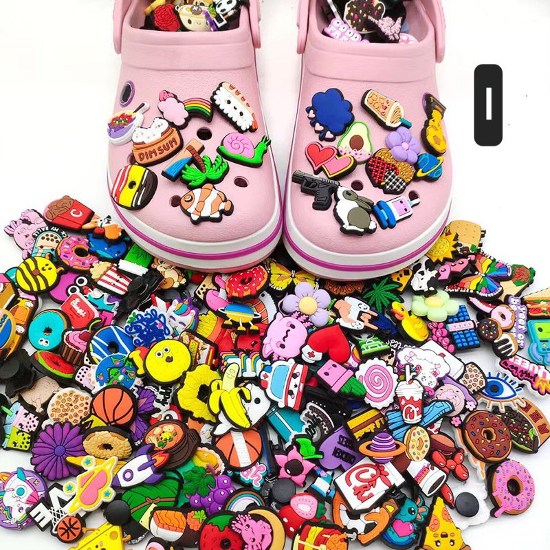 Set 10 JIBBITZ dẻo 2D SẮN NÚT GẮN DÉP CROCS,Dép Tổ Ong,Dép Cá sấu- Sẵn ...