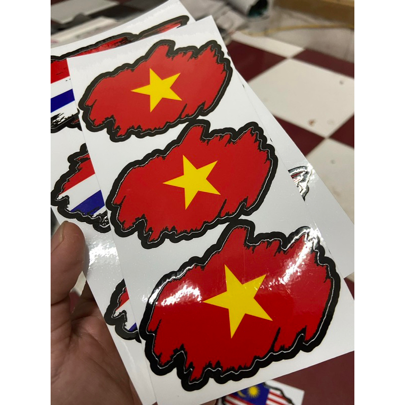 Tem cờ Vietnam,Thailand,Malaysia | Shopee Việt Nam