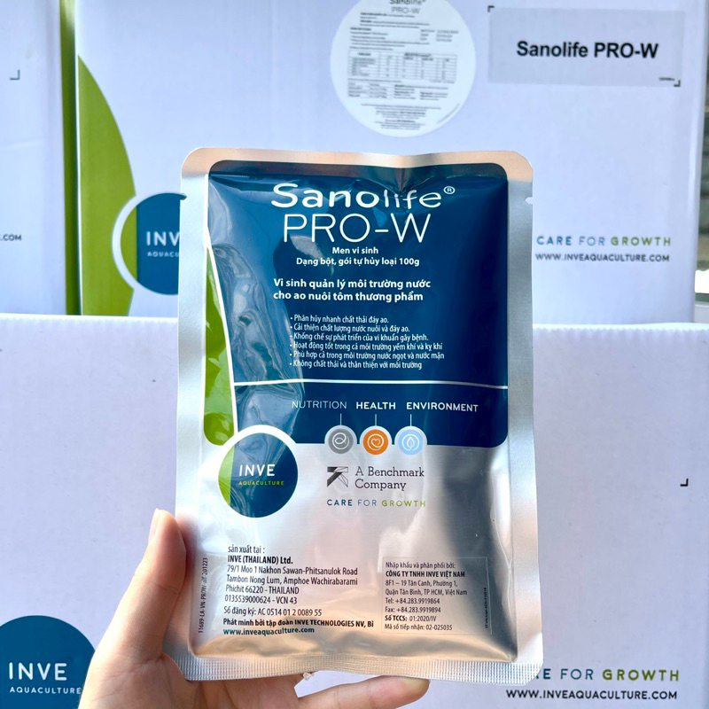 MEN VI SINH PRO W INVE vi sinh xử lý đáy, nước. Làm sạch và cân bằng hệ ...