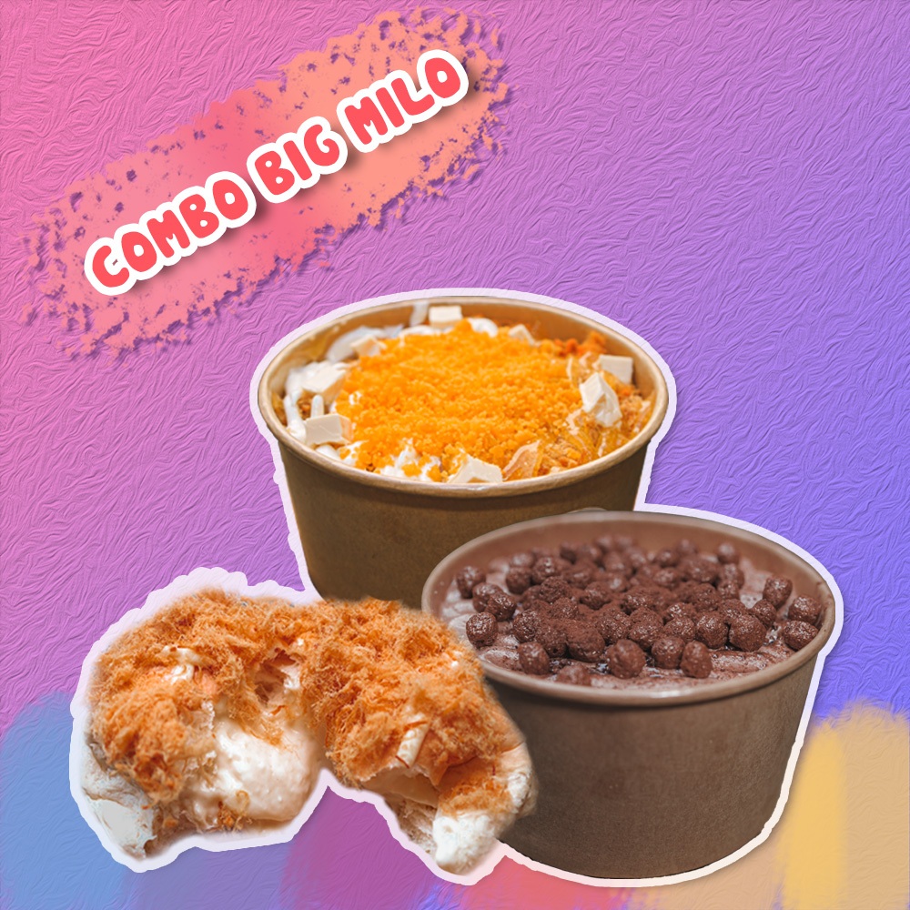 Combo BIG 3 bánh có Cheese Milo Lớn - Ship Hỏa Tốc HCM | Shopee Việt Nam